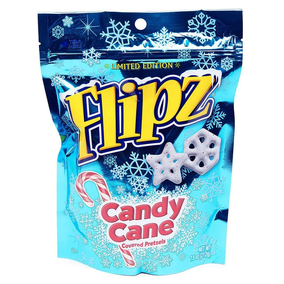 Flipz Candy Cane Peppermint Pretzels 7.5-Ounce Bag – Candy Warehouse