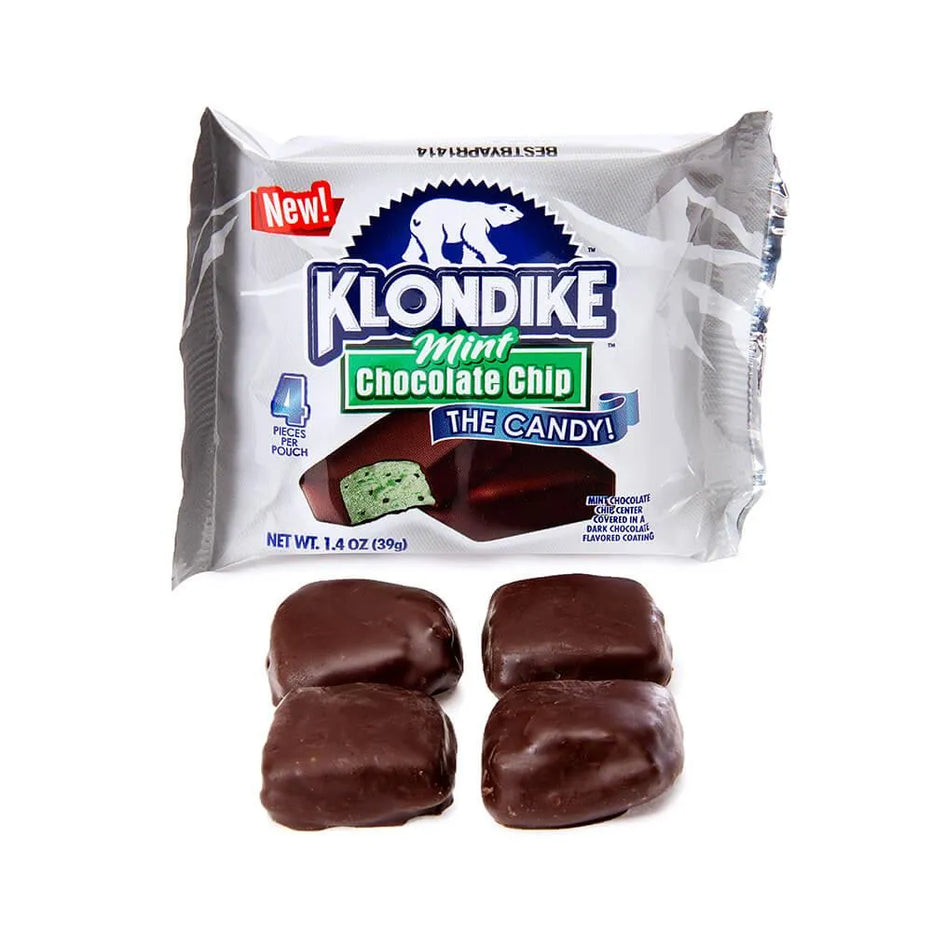 Flix Candy Klondike Mint Chocolate Chip Ice Cream Candy Packs: 16-Piec ...