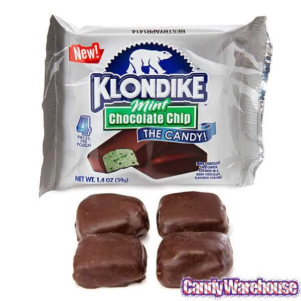 Flix Candy Klondike Mint Chocolate Chip Ice Cream Candy Packs: 16-Piece ...