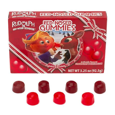 Flix Candy Rudolph's Red-Nosed Gummies Theater Packs: 12-Piece Box ...