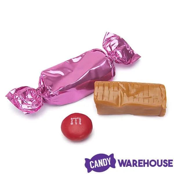 Foiled Caramel Candy - Hot Pink: 180-Piece Bag – Candy Warehouse