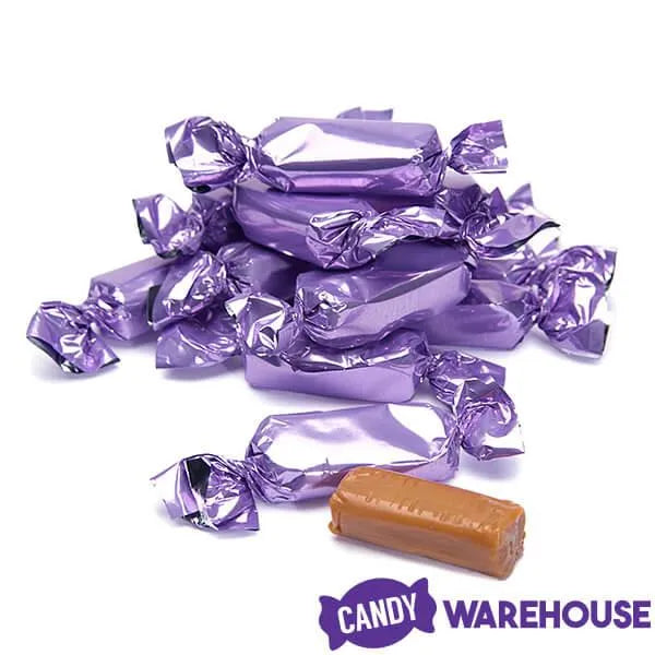 Foiled Caramel Candy - Lavender: 180-Piece Bag – Candy Warehouse