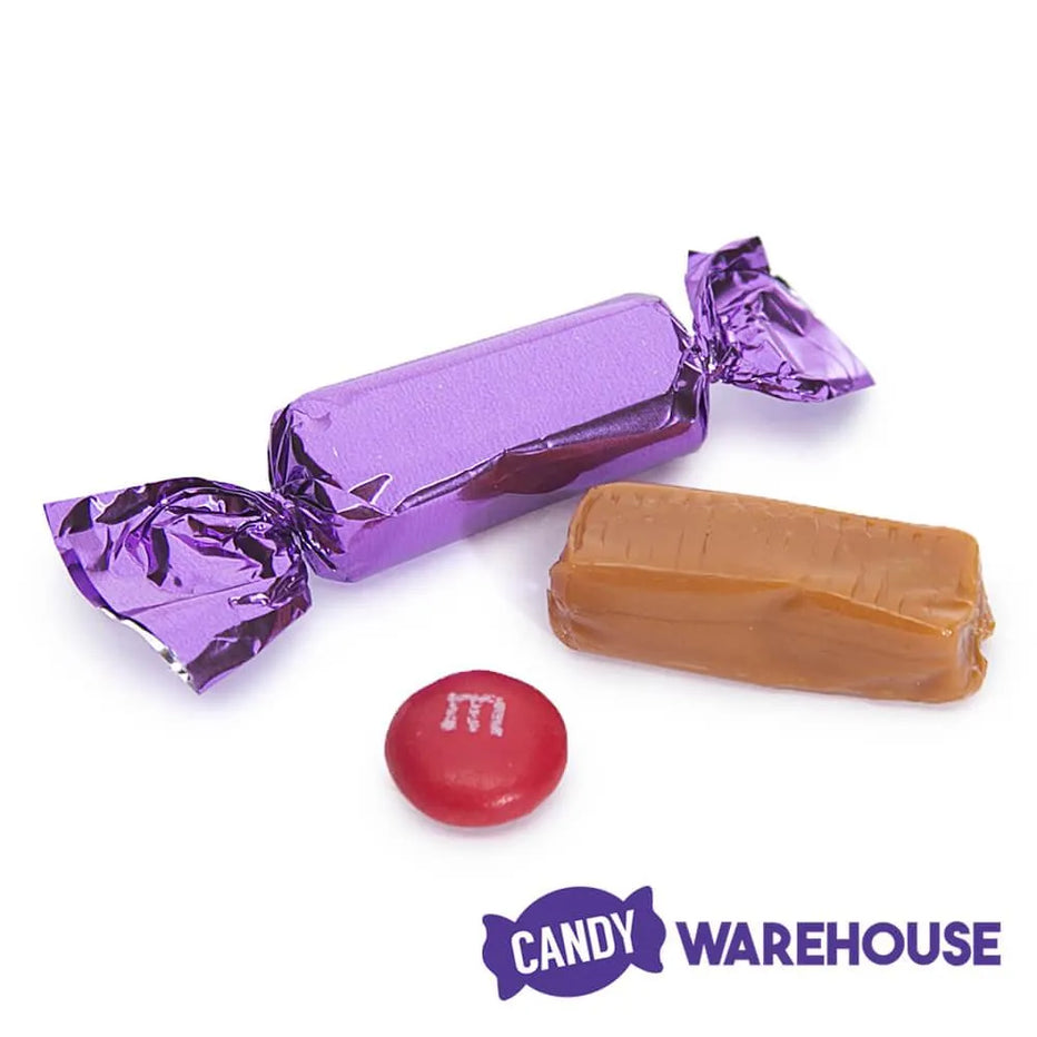 Foiled Caramel Candy - Purple: 180-Piece Bag – Candy Warehouse
