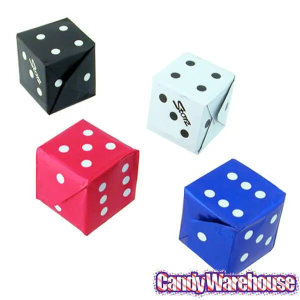 Foiled Chocolate Dice Candy: 145-Piece Tub – Candy Warehouse