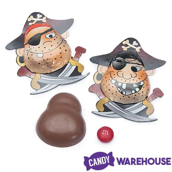 Foiled Chocolate Pirates: 75-Piece Tub – Candy Warehouse