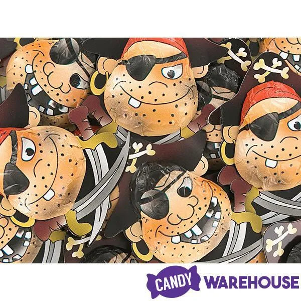 Foiled Chocolate Pirates: 75-Piece Tub – Candy Warehouse