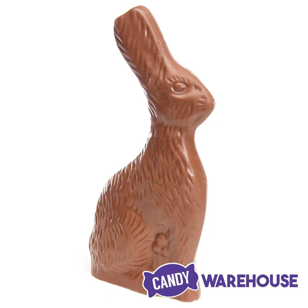 Foiled Solid Milk Chocolate 12-Ounce Easter Bunny | Candy Warehouse