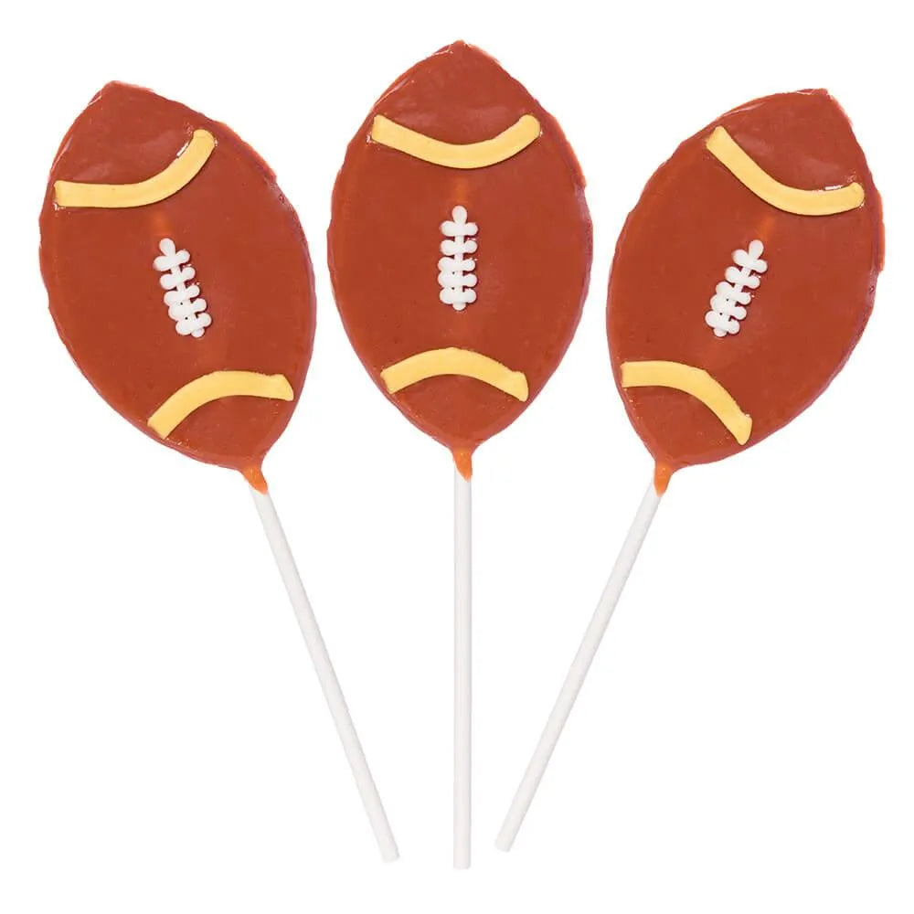 Football Hard Candy Lollipops: 12-Piece Pack – Candy Warehouse