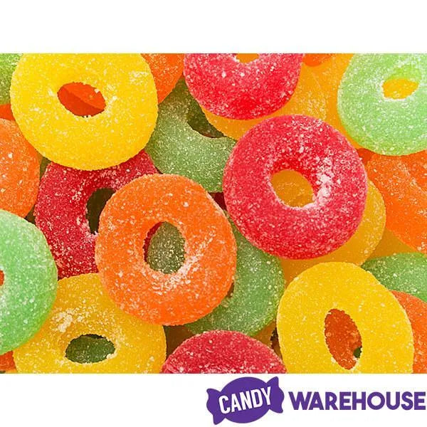 Fruit Rings Jelly Candy: 24-Ounce Tub – Candy Warehouse