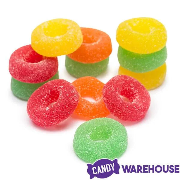 Fruit Rings Jelly Candy: 24-Ounce Tub – Candy Warehouse