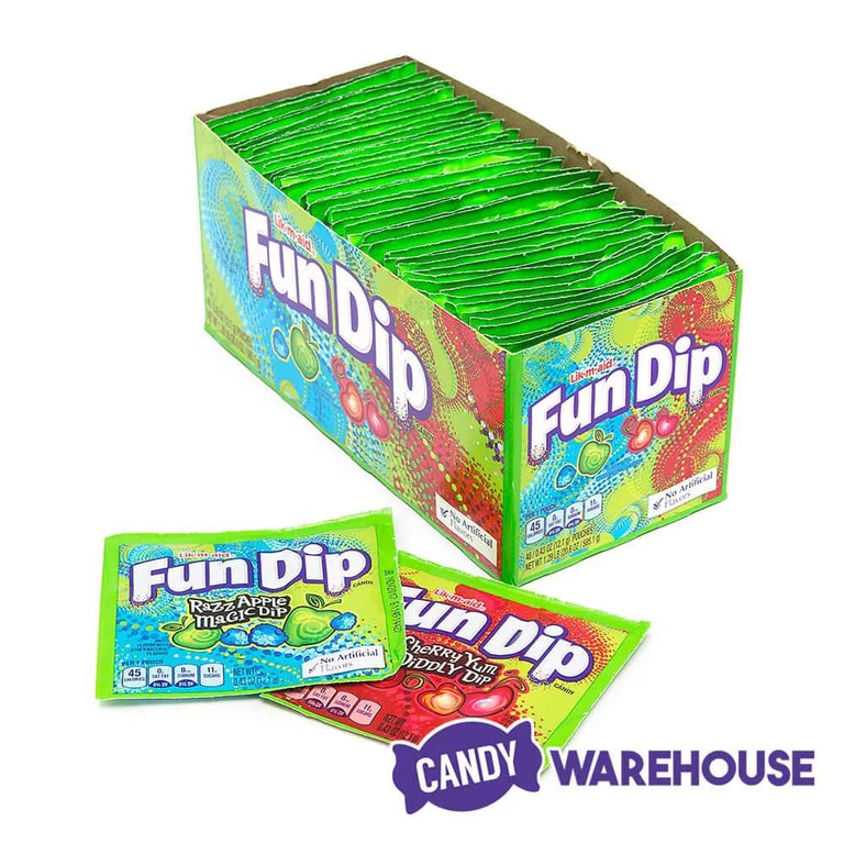 Fun Dip Candy Packs: 48-Piece Box – Candy Warehouse