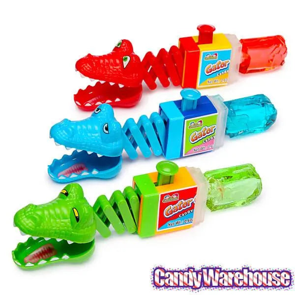 Gator Chomp Lollipops: 12-Piece Box | Candy Warehouse
