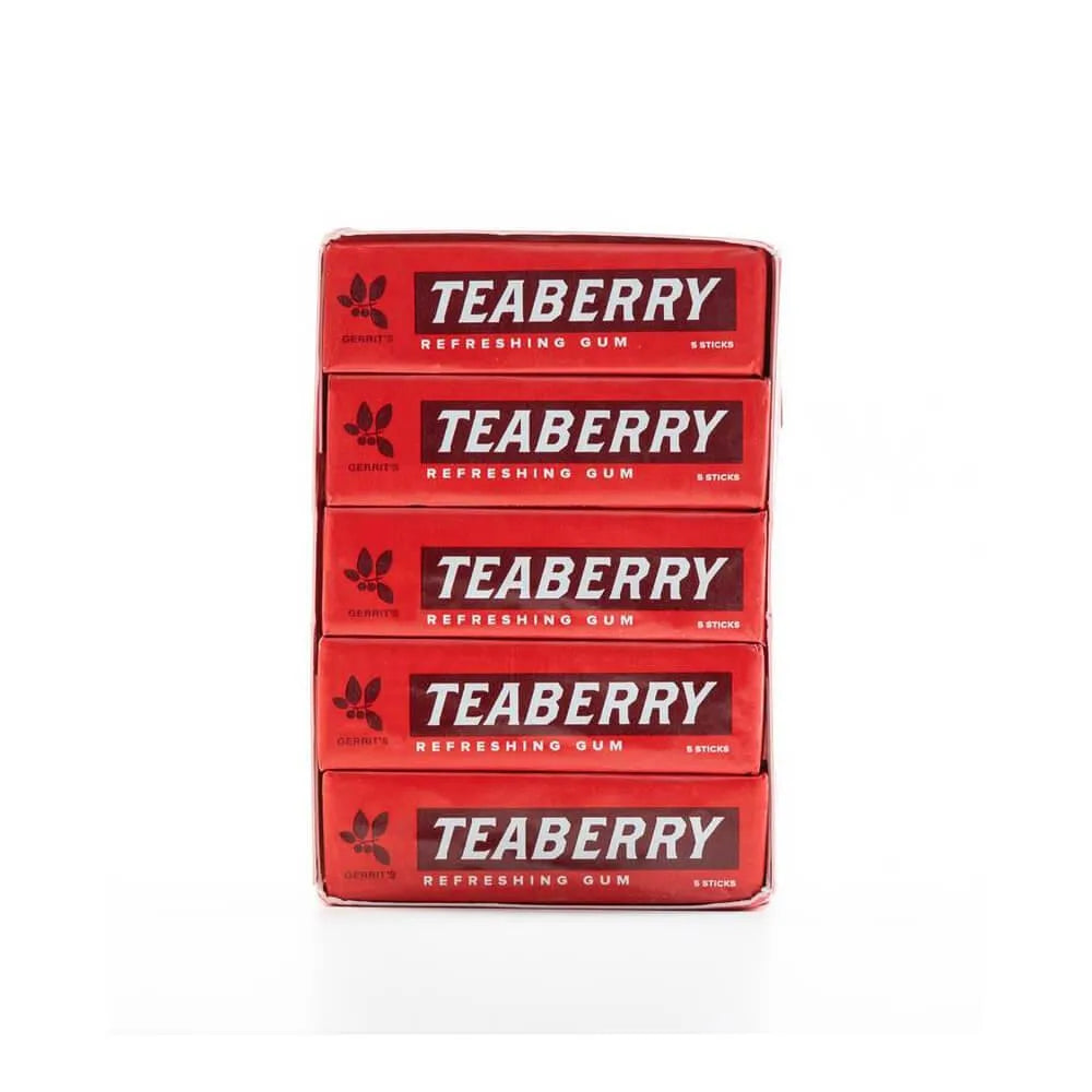 Clark's Teaberry Chewing Gum Packs: 20-Piece Box – Candy Warehouse