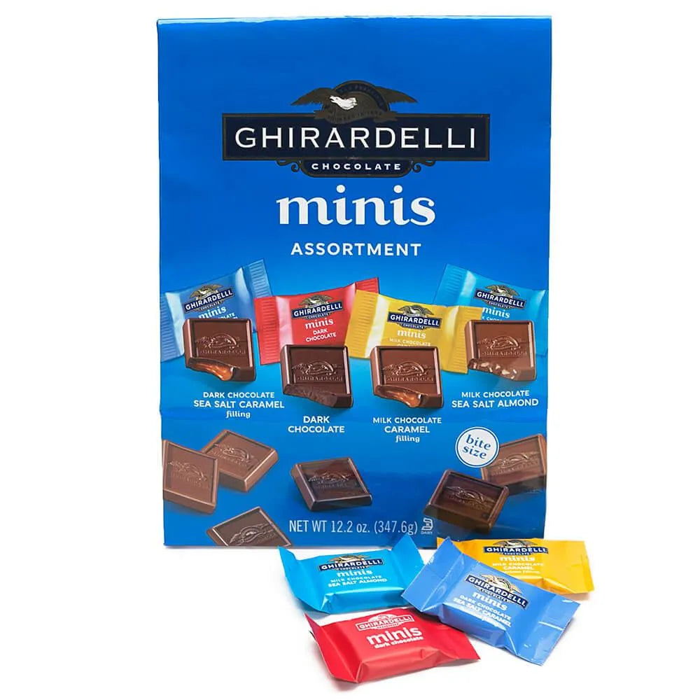 Ghirardelli Assorted Chocolate Mini Squares: 12-Ounce Bag – Candy Warehouse