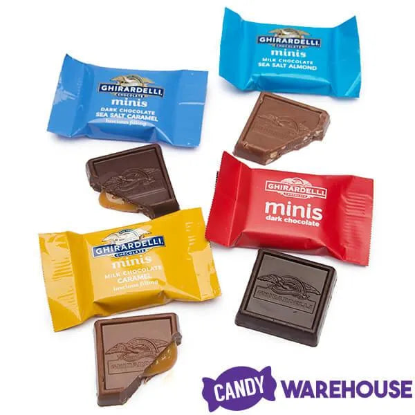Ghirardelli Assorted Chocolate Mini Squares: 12-Ounce Bag – Candy Warehouse