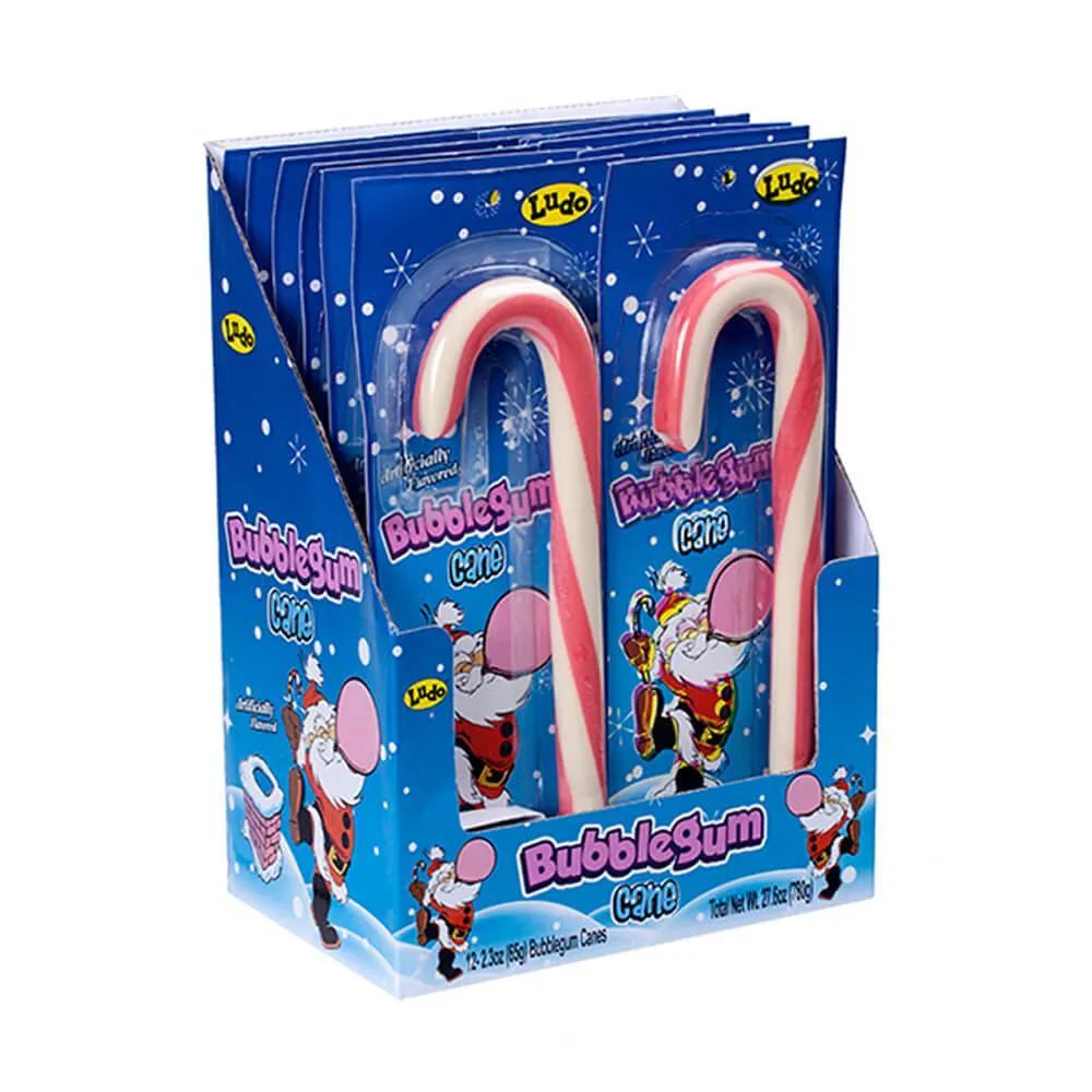 Giant Bubble Gum Candy Canes: 12-Piece Box – Candy Warehouse