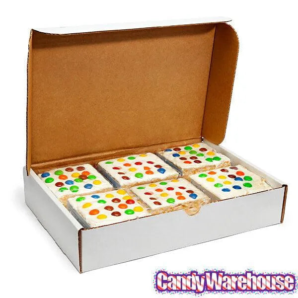 Giant Rice Crispy Treats - Chocolate Candy Buttons: 6-Piece Box – Candy ...