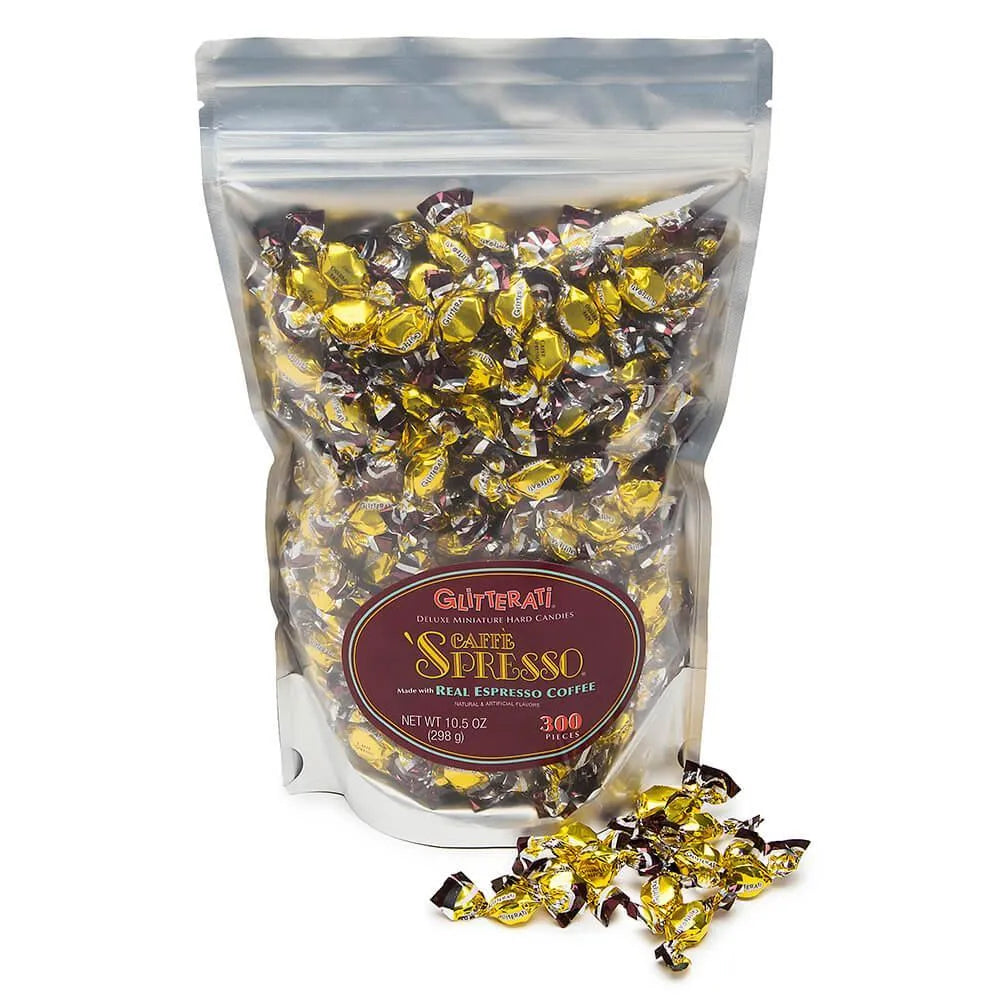 Glitterati Candy - Caffe Espresso: 300-Piece Bag – Candy Warehouse