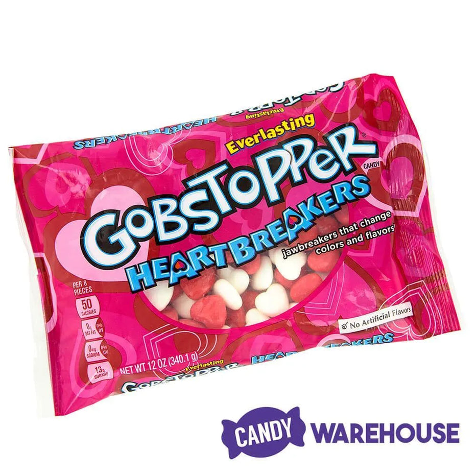 Gobstopper Heart Breakers Candy: 12-Ounce Bag – Candy Warehouse