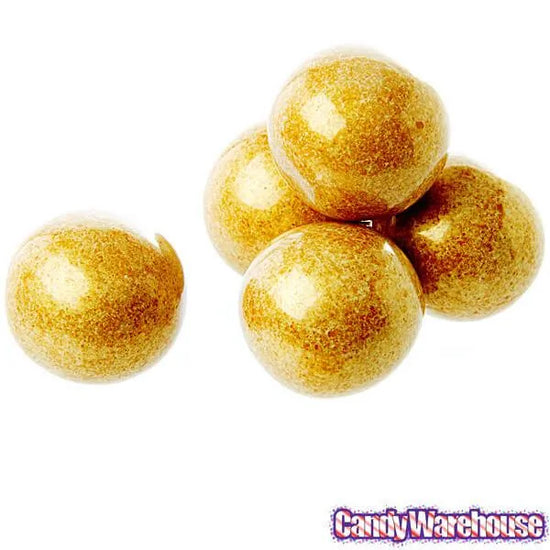Gold 1-Inch Gumballs: 2LB Bag | Candy Warehouse