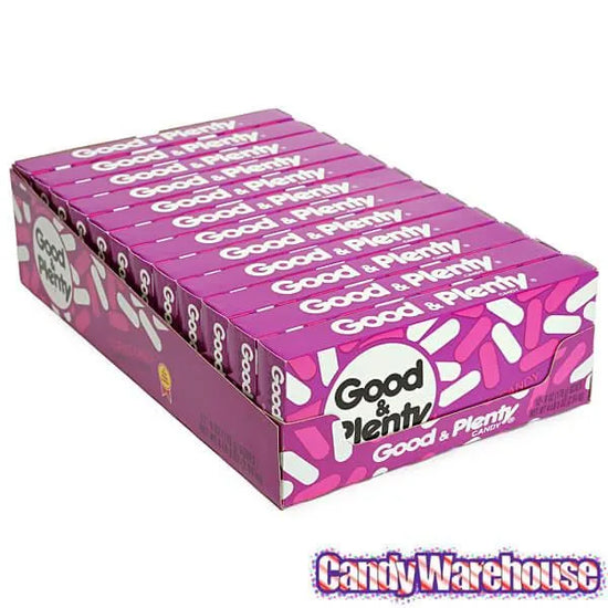 Good & Plenty Candy 6-Ounce Packs: 12-Piece Box | Candy Warehouse