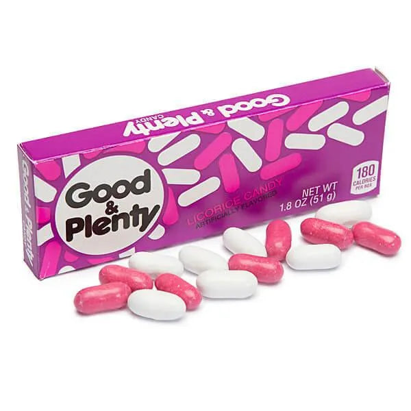 Good & Plenty Candy Packs: 24-Piece Box – Candy Warehouse