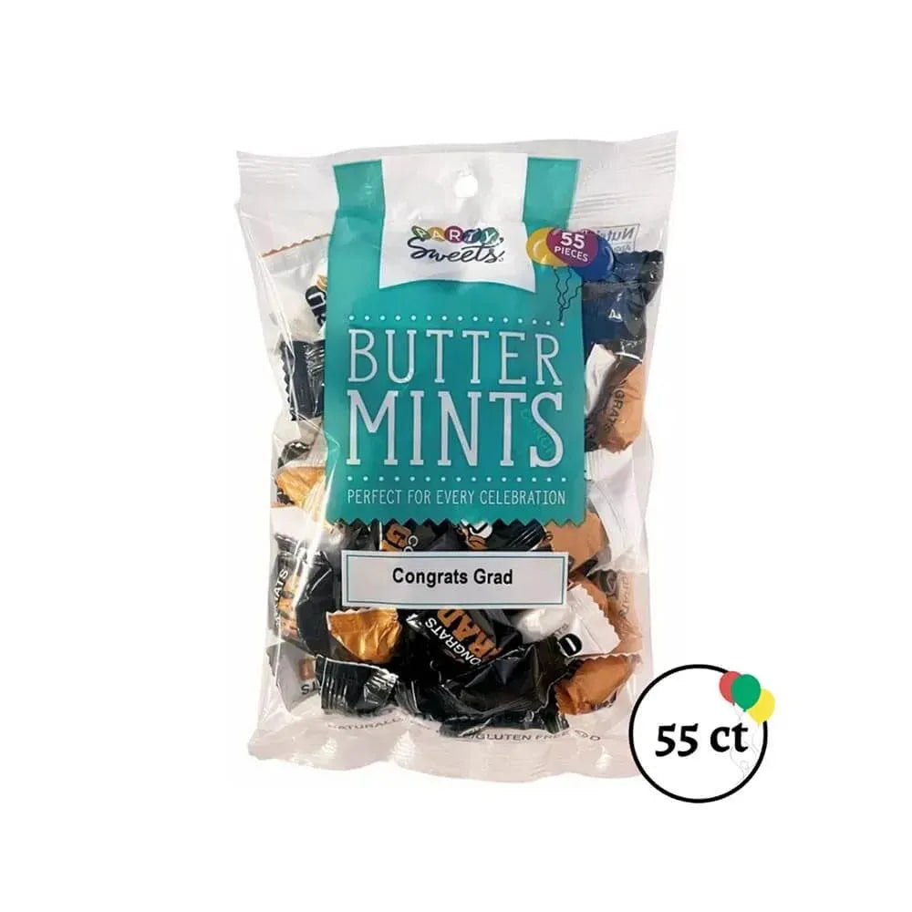 Graduation Wrapped Buttermint Creams: 300-Piece Case | Candy Warehouse