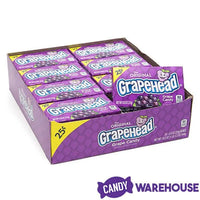 Grapehead Candy Mini Packs: 24-Piece Box | Candy Warehouse