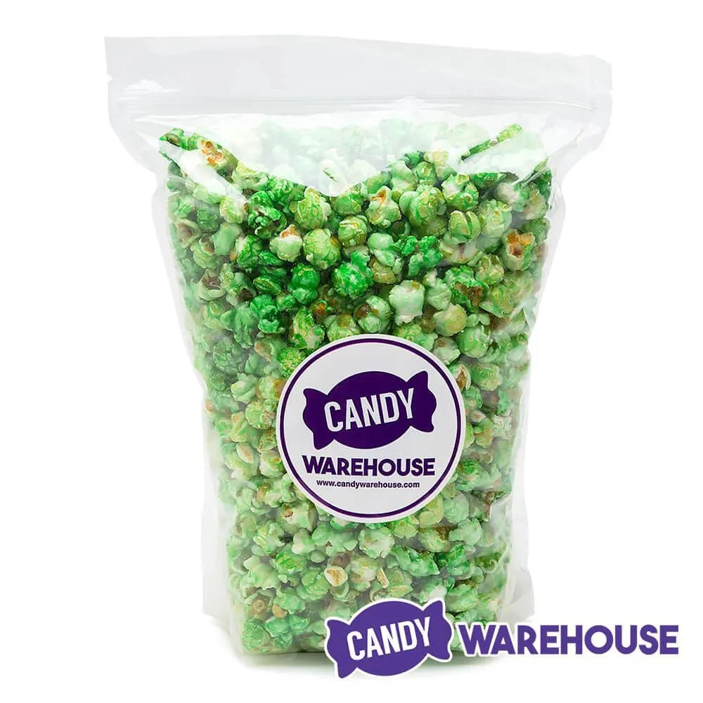 Green Candy Coated Popcorn - Green Apple: 1-Gallon Bag | Candy Warehouse