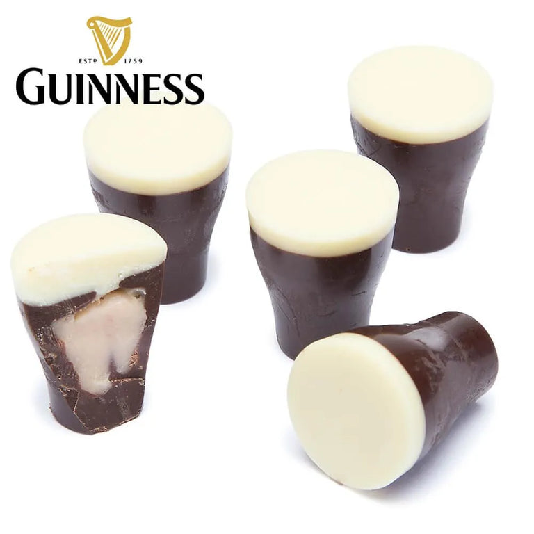 Guinness Beer Dark and White Chocolate Mini Pints: 7-Piece Pack – Candy ...