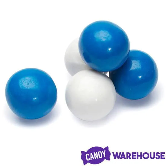 Gumballs Color Combo - Blue and White: 4LB Box | Candy Warehouse
