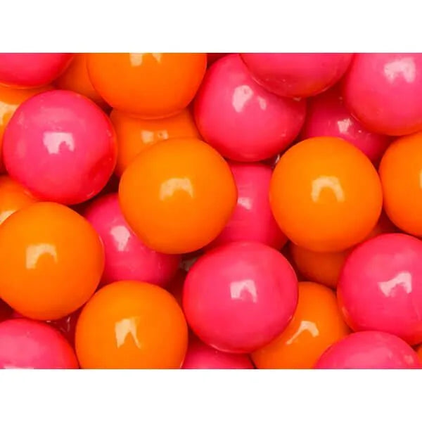 Gumballs Color Combo - Orange and Pink: 4LB Box – Candy Warehouse