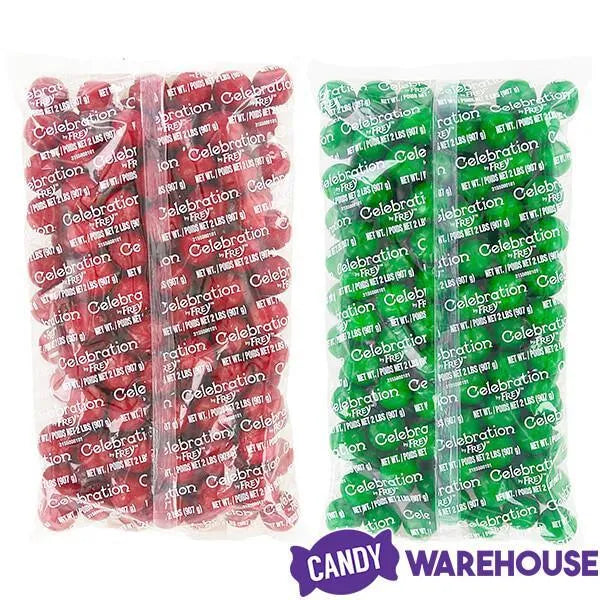 Gumballs Color Combo - Red and Green: 4LB Box – Candy Warehouse