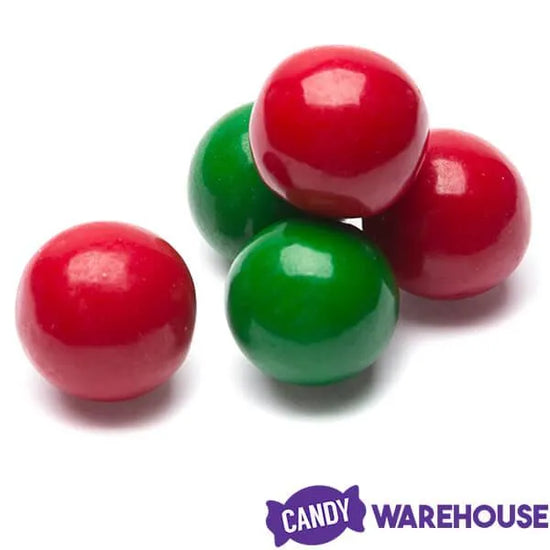 Gumballs Color Combo - Red and Green: 4LB Box | Candy Warehouse