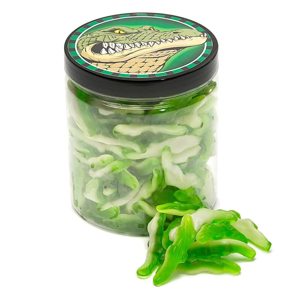 Gummy Alligators Candy: 125-Piece Jar – Candy Warehouse