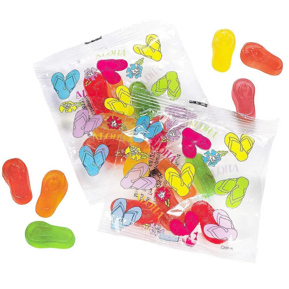 Gummy Flip Flops Candy Packs: 20-Piece Bag – Candy Warehouse