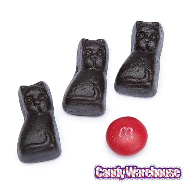 Gustaf's Black Licorice Cats: 6.6LB Case – Candy Warehouse