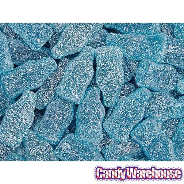Gustaf's Blue Sour Gummy Cola Bottles: 1KG Bag | Candy Warehouse
