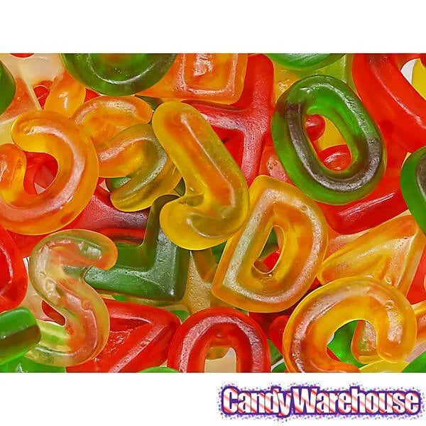 Haribo Gummy Alphabet Letters: 3.75LB Box | Candy Warehouse