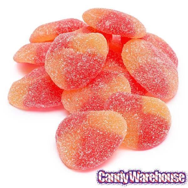 Haribo Gummy Peaches Candy: 5LB Bag | Candy Warehouse