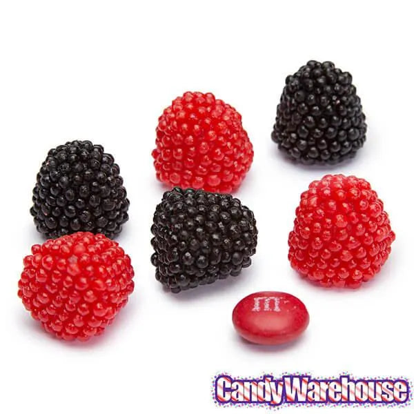 Haribo Gummy Raspberries Candy: 5LB Bag | Candy Warehouse