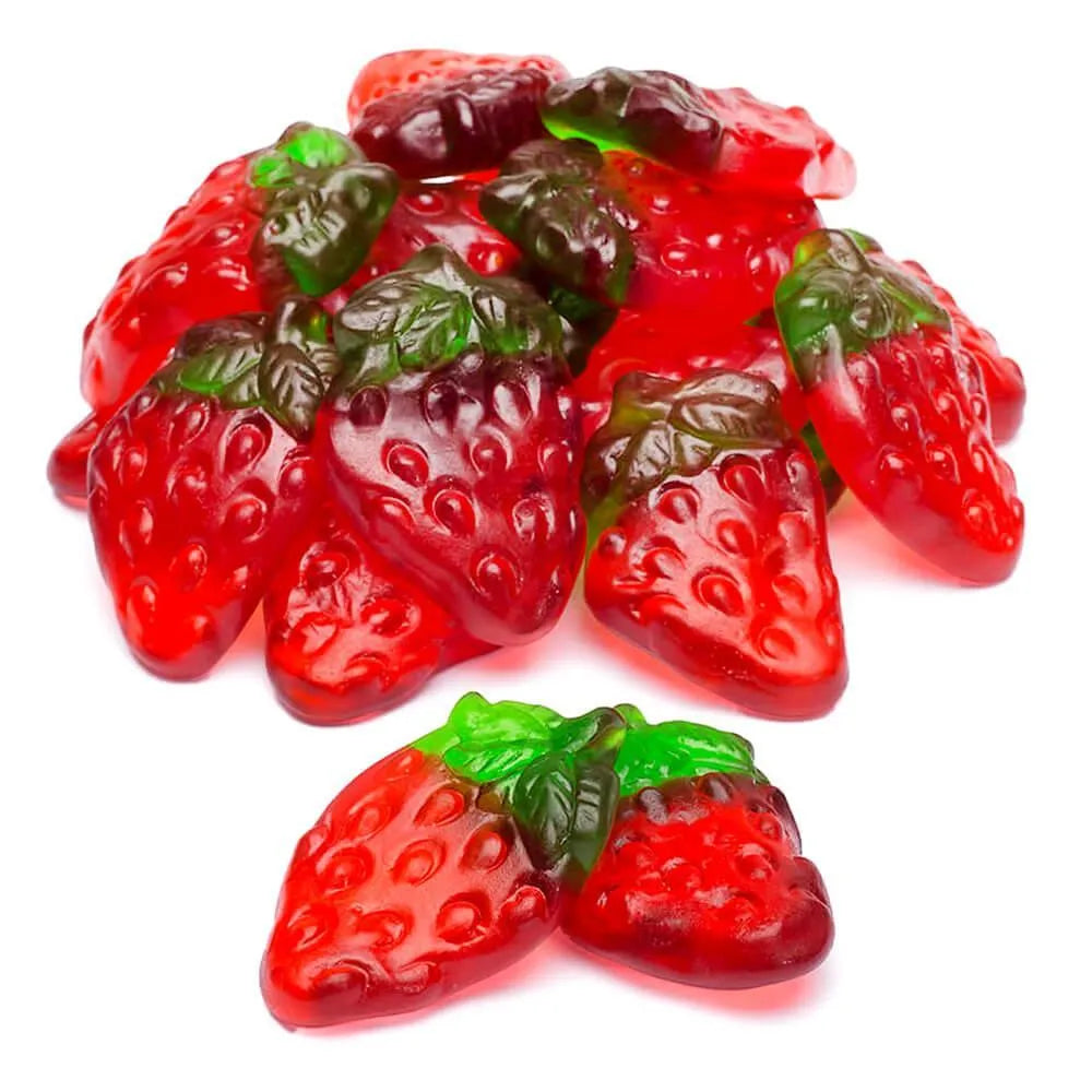 Haribo Gummy Strawberries Candy: 5LB Bag – Candy Warehouse