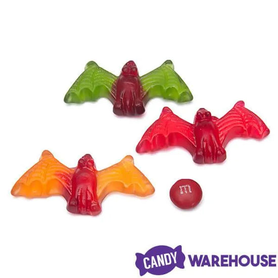 Haribo Halloween Sour Vampire Bats Gummy Candy: 3LB Box | Candy Warehouse
