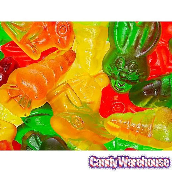 Haribo Happy Hoppers Bunnies and Carrots Gummy Candy: 3LB Box | Candy ...