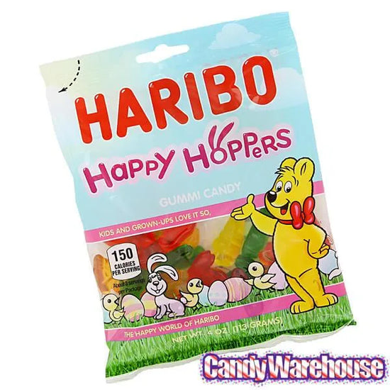Haribo Happy Hoppers Bunnies and Carrots Gummy Candy: 3LB Box | Candy ...