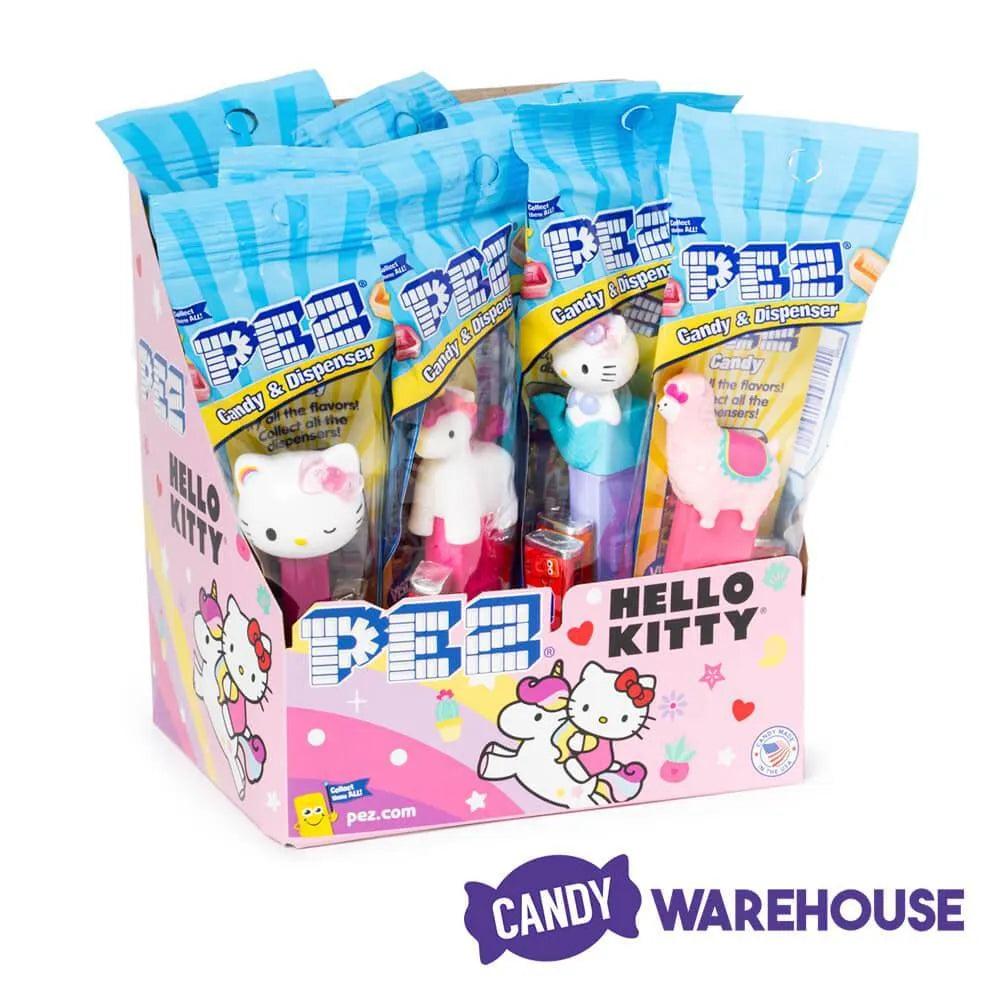 Hello Kitty PEZ Candy Packs: 12-Piece Display – Candy Warehouse