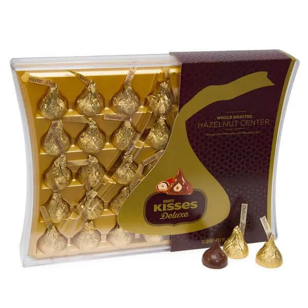 Hershey's Hazelnut Kisses Deluxe Premium Collection: 35-Piece Acrylic ...