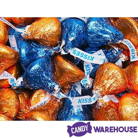 Hershey's Kisses Color Combo - Dark Blue and Orange: 800-Piece Box ...