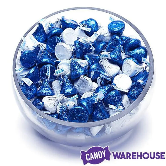 Hershey's Kisses Color Combo - Dark Blue and White: 800-Piece Box ...