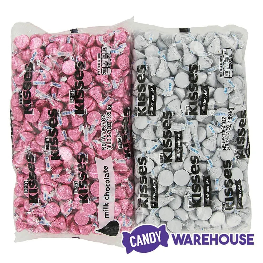 Hershey's Kisses Color Combo - Pink and White: 800-Piece Box | Candy ...